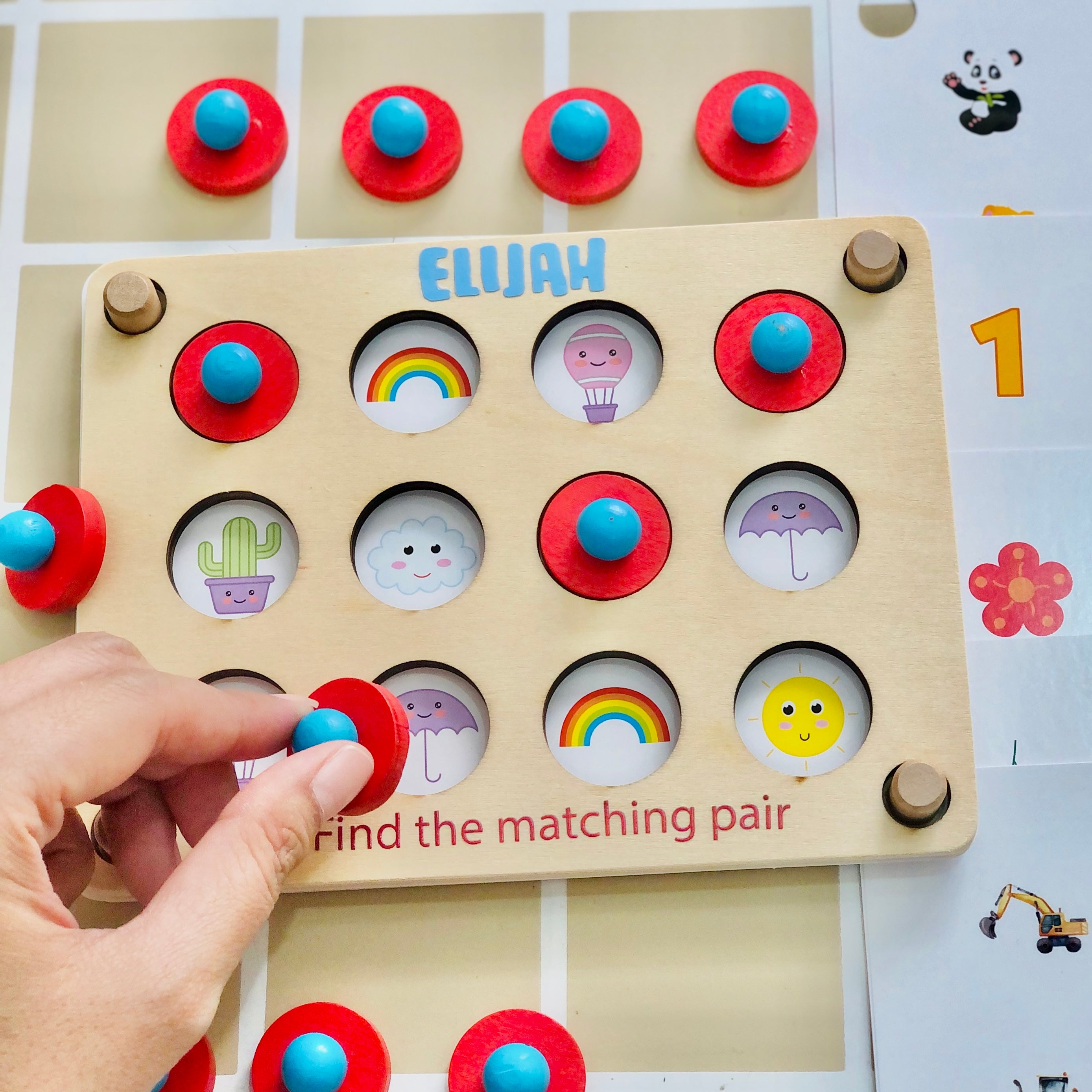 Matching Pair Memory Game (With Name Customisation) – Bag For Fun BFF